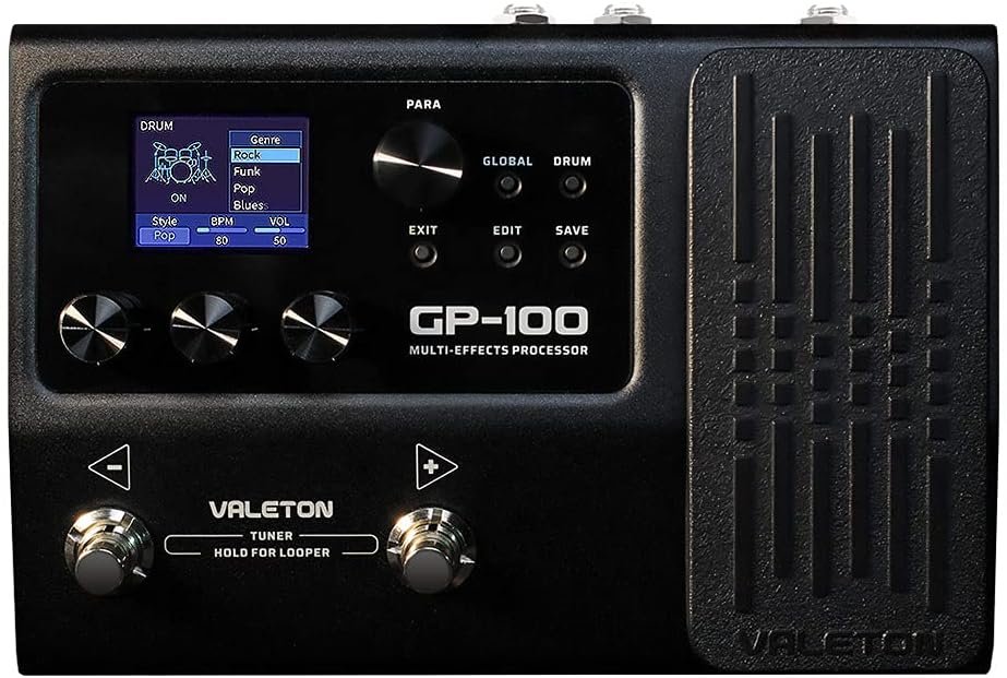Valeton GP-100 Guitar Effects Review Powerful Multi-Effects Pedal with ...